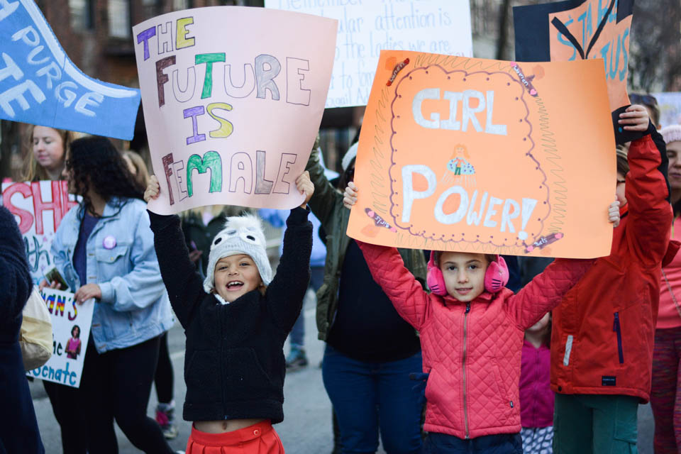 In Pictures: Over 200,000 protest in Women’s March on NYC - Columbia ...
